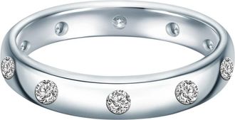Trilani Ring - Sterling Silber Ring Zirkonia - Gr. 50 - in Silber - f&uuml;r Damen