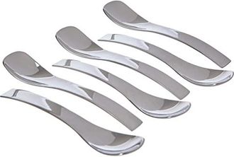 Guzzini Fratelli Gocce, 6 Petites cuill&egrave;res 10,5 cm, Acier/Argent 18/10 27140263