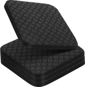 UPKOCH 4 Stück Rutschfestes Laufbandmatten Aus Strapazierfähigem Pu Material Zur Geräusch Und Vibrationsdämpfung Klein 10x10x1cm Trainingsmatten Für Hartholz