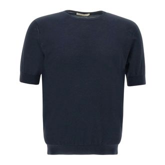 FILIPPO DE LAURENTIIS Homme, Pulls, Bleu, Taille: 3XL Pull en coton cr&ecirc;pe