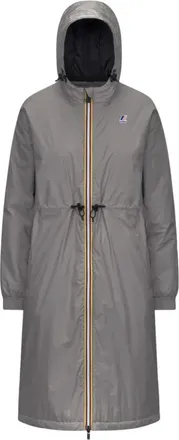 K-Way Femme, Manteaux, Gris, Taille: 42 FR Le Vrai 4.0 Delia Warm