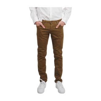Pantaloni Torino Baumwollcanvas-Hose - 5 Taschen - - Trousers - Herren - Braun - W35