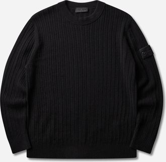 Stone Island Men s Ghost Wool Cashmere Crewneck Sweater Black