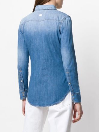 Diesel chemise en jean dinspiration western - Bleu