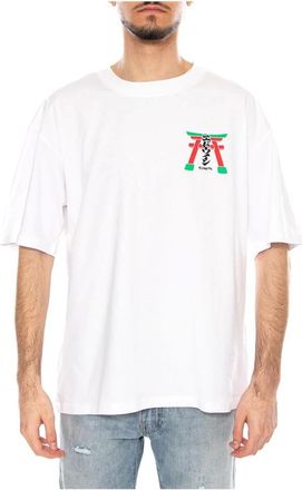 Edwin Homme, Tops, Blanc, Taille: S Torii TS SS T-Shirt