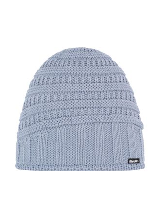 Eisb&auml;r M&uuml;tze Damen Cullen 2.0 Oversized Grau - Merino f&uuml;r Frauen - mit Fleece sch&uuml;tzt vor K&auml;lte und Wind - Strickm&uuml;tze kuschelig weiche Beanie Haube aus &Ouml;ste