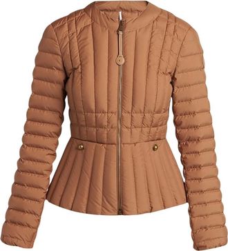 Moncler Femme, Vestes, Brun, Taille: 46 FR Menthe Jacket