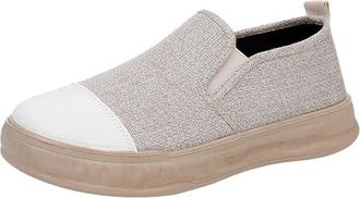 Generic Baskets pour femme - Chaussures de marche - Chaussures plates &agrave; enfiler - Chaussures de course respirantes et confortables - Chaussures de loisirs con