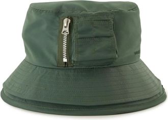 sacai unisex, Accessoires, Vert, Taille: L Bucket Hat