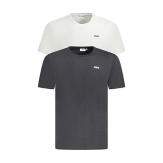 Fila Logo Baumwoll T-Shirt Pack - - Tops - Herren - Mehrfarbig - XL