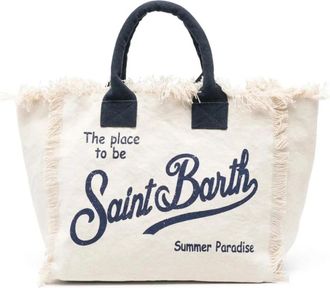 MC2 Saint Barth Femme, Sacs, Beige, Taille: ONE Size Vanity Tote Bag