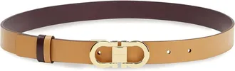 Ferragamo Gancini-buckle Reversible Leather Belt