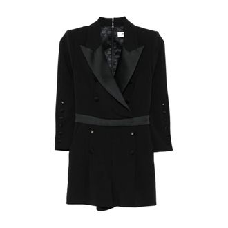 Elisabetta Franchi Kurzer Jumpsuit - - Jumpsuits & Playsuits - Damen - Schwarzk - XS