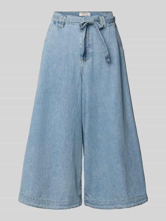 Gang Wide Fit Jeansculotte mit Bindeg&uuml;rtel Modell Scarla