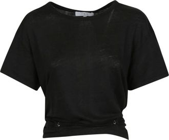 Iro Iro, Femme, Tops, Noir, Taille: 40 FR Sorenza T-Shirt