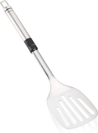 Leifheit Spatule ProLine, Spatule de cuisine en acier inoxydable r&eacute;sistant &agrave; la chaleur, Ustensile de cuisine avec manche ovale pour une manipulation confortab