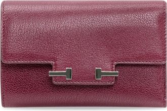 Tom Ford Femme, Accessoires, Rouge, Taille: ONE Size Aube Compact Wallet