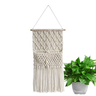 Generico Wandbehang, Dekoration f&uuml;r Zuhause, Makrame, Kunst, dekorativ, f&uuml;r Kinderzimmer, Spielzimmer und Partys