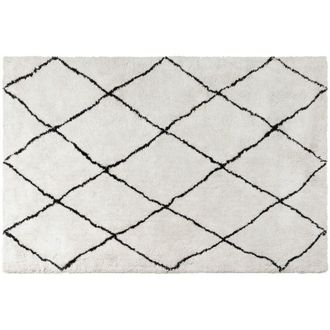 Massivmoebel24 Teppich 240x170 natur/schwarz kafet