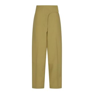 Ami Wrapped G&uuml;rtel Ballon Fit Hose - - Trousers - Damen - Gr&uuml;n - S