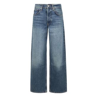 Anine Bing Femme, Jeans, Bleu, Taille: W26 Jean Vintage Taille Haute Jambe Large