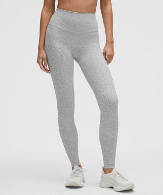 lululemon Wunder Train Leggings mit hohem Bund f&uuml;r Frauen - 71 cm - Gr&ouml;&szlig;e 12 in Leopard Daisy Starlight Multi