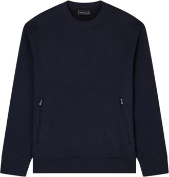 Emporio Armani Homme, Sweatshirts et sweats &agrave; capuche, Bleu, Taille: M SweaT-shirt
