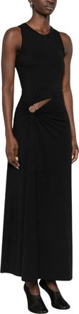 Paco Rabanne Femme, Robes, Noir, Taille: 42 FR Cut-out Maxi Dress