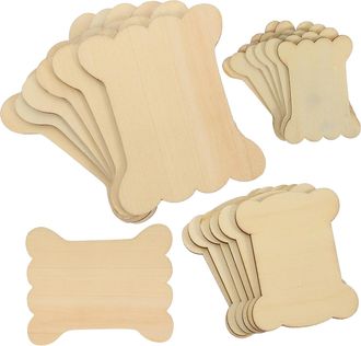 Pretyzoom 18 St&uuml;ck Teiliges Bobbin Holz DIY Wickelbrett f&uuml;r Stickgarn und N&auml;hfaden Glatte Oberfl&auml;che ohne Grate Vielseitig Einsetzbar f&uuml;r Kreuzstich N&auml;hmaschine