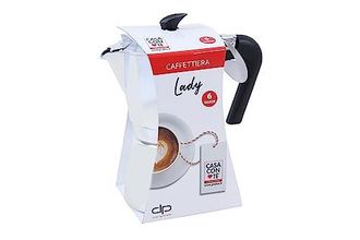 Pratesi CAFFETTIERA Lady TZ.6 Cravatta CASACONTE, 18/8 Stainless Steel, Multicolour, One Size