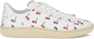 Valentino Garavani Femme, Chaussures, Blanc, Taille: 37 1/2 EU Baskets Cherryfic avec accessoire VLogo