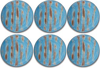 Wilmax England Wilmax | Dessertteller COLORBOOM | Porzellan | Teller-Set |Teller | Zum Servieren von Snacks | Modernes Design | Praktisch | Spülmaschinengeeignet | F