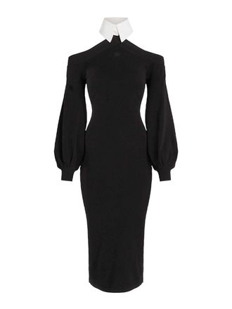 Karl Lagerfeld Robe Au Genou - Noir