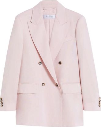 Max Mara Femme, Vestes, Rose, Taille: 38 FR Ombrosa Blazer