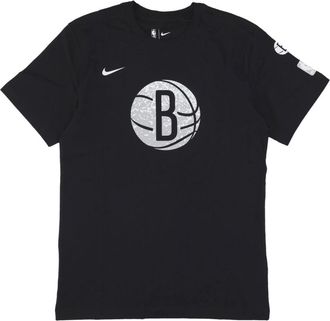 Nike Brooklyn Nets Logo Tee - - Sport - Herren - Schwarzk - L
