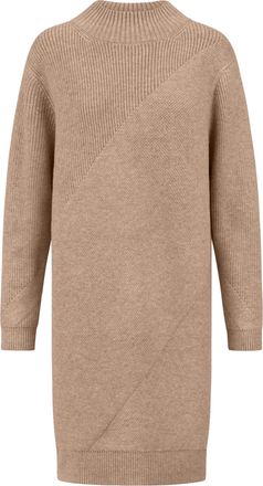 Apart Fashion APART Oversized Strickkleid in Gerade Form, Cognac, 34