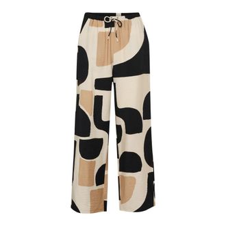Inwear Neutrale Soft Blocks Wide Leg Hose - - Trousers - Damen - Mehrfarbig - XS