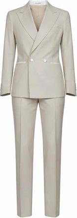 Tagliatore Homme, Costumes, Beige, Taille: S Ensemble de costume crois&eacute;