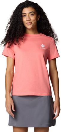 Columbia Rolling Bend Graphic SS Tee 2120021686, Women t-Shirt, Pink, S EU
