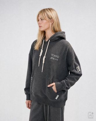 Smith & Soul Hoodie aus Baumwoll-Mix, oversize