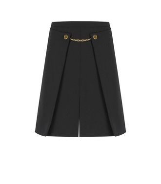 Ganni JUPE MINI TWILL NOIRE GANNI