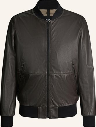 Strellson Lederjacke braun