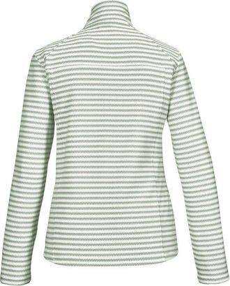 Killtec Strickjacke KOS 50 WMN FLX JCKT Streifendesign, elastisch, Kinnschutz, Zippertaschen