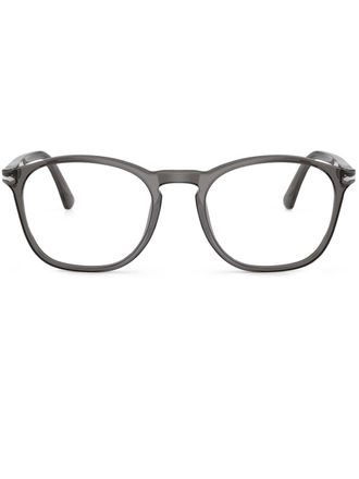 Persol lunettes à monture ronde - Gris