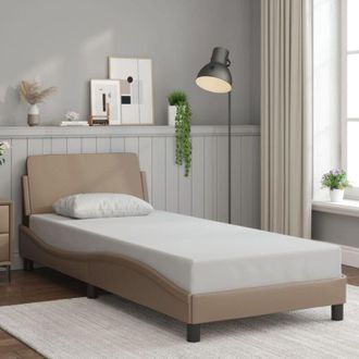 vidaXL Cadre de lit sans matelas cappuccino 80x200 cm similicuir Vidaxl