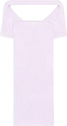 Courr&egrave;ges Femme, Robes, Rose, Taille: 40 FR Hyperbole Mini Dress