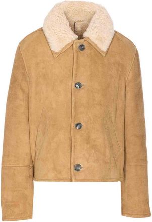 Ami Lederjacke - Beige