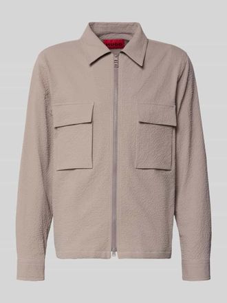 HUGO BOSS Oversized Overjacket aus Baumwoll-Mix Mondall ESELIO