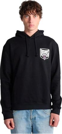 Bisous Skateboards Homme, Sweatshirts et sweats &agrave; capuche, Noir, Taille: M Blason Sweat &agrave; capuche