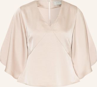 Neo Noir Neo Noir Blusenshirt Remana Mit 3/4-Arm Aus Satin beige
